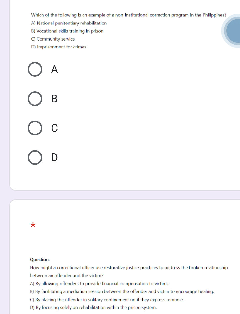 Which of the following is an example of a | StudyX