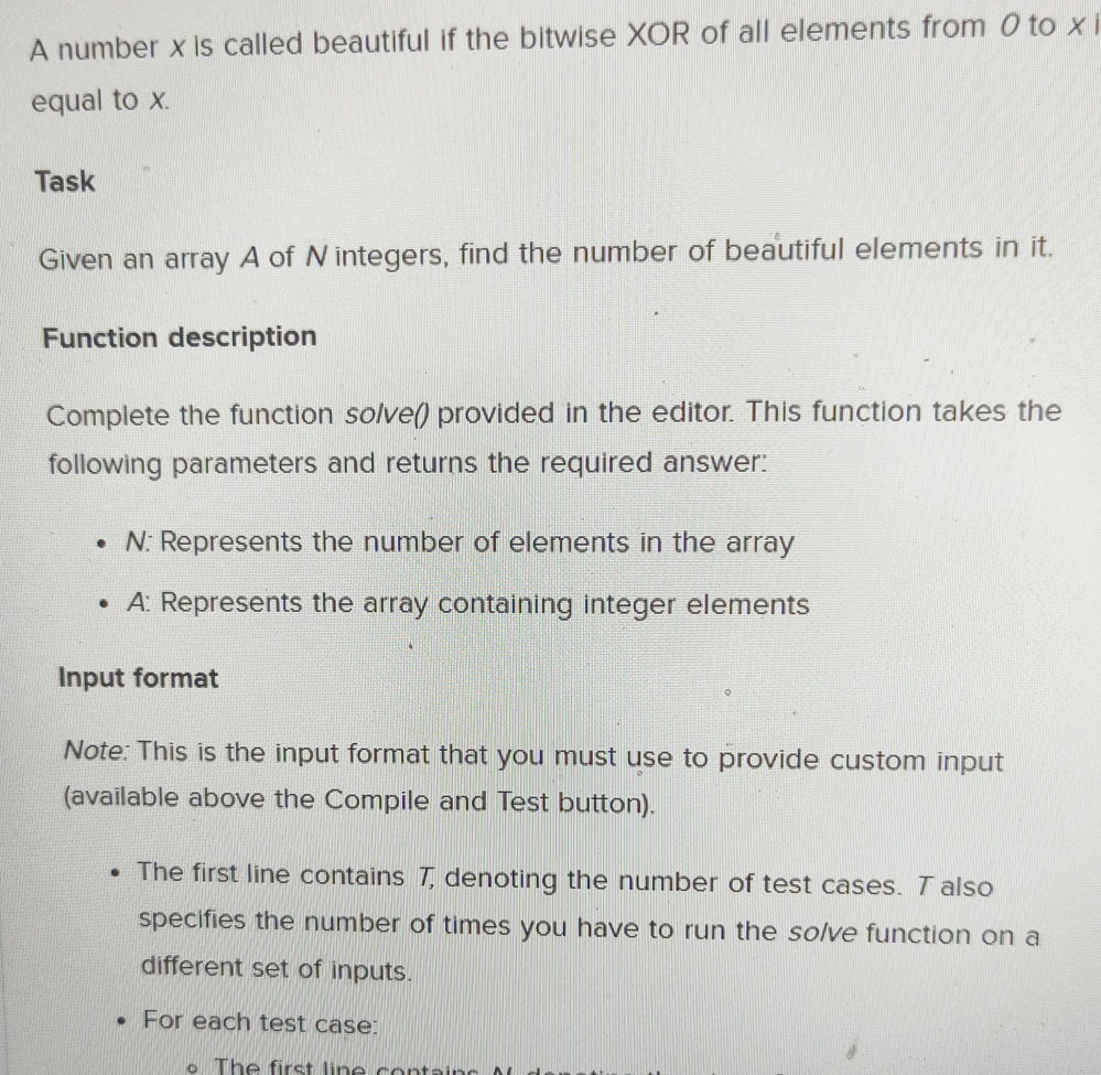 A number x is called beautiful if the | StudyX