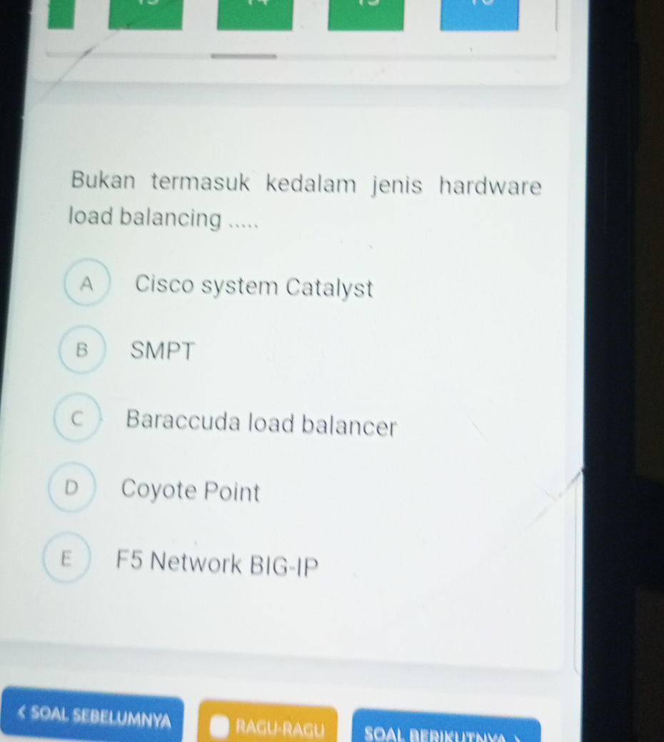Bukan termasuk kedalam jenis hardware load | StudyX