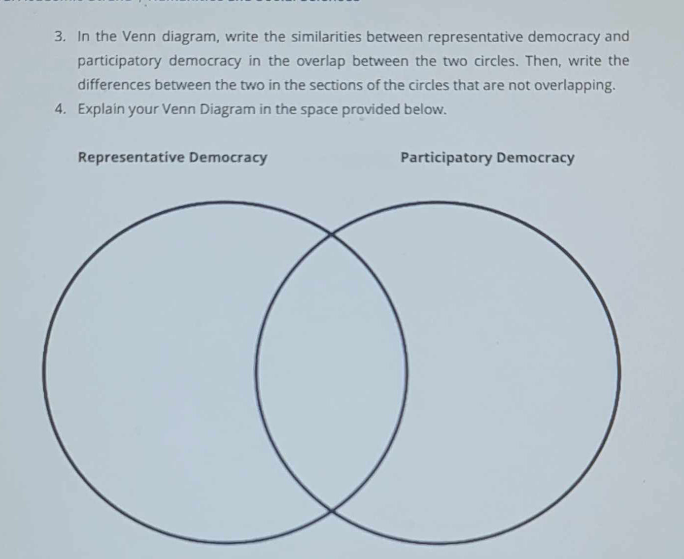 3. In the Venn diagram, write the | StudyX