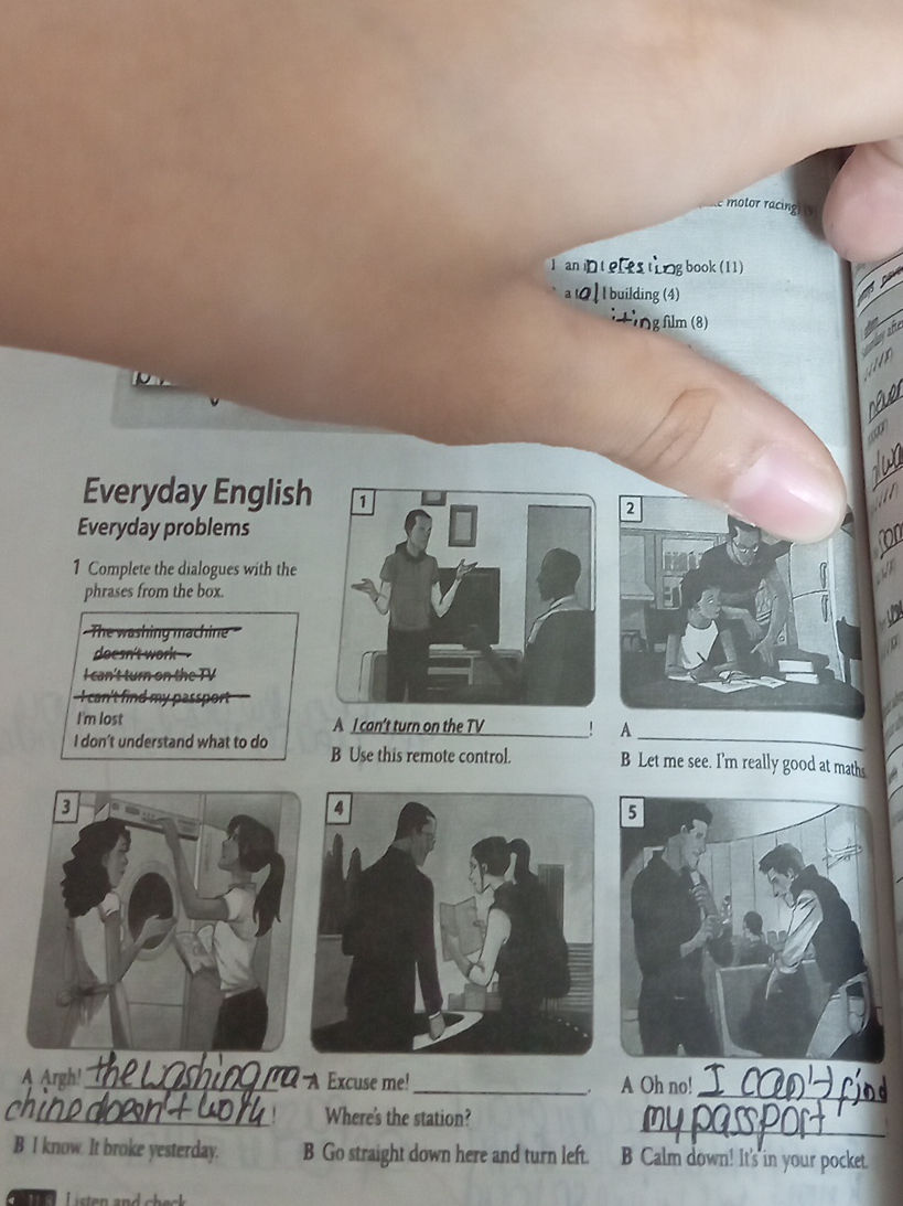 1 Complete the dialogues with the phrases | StudyX