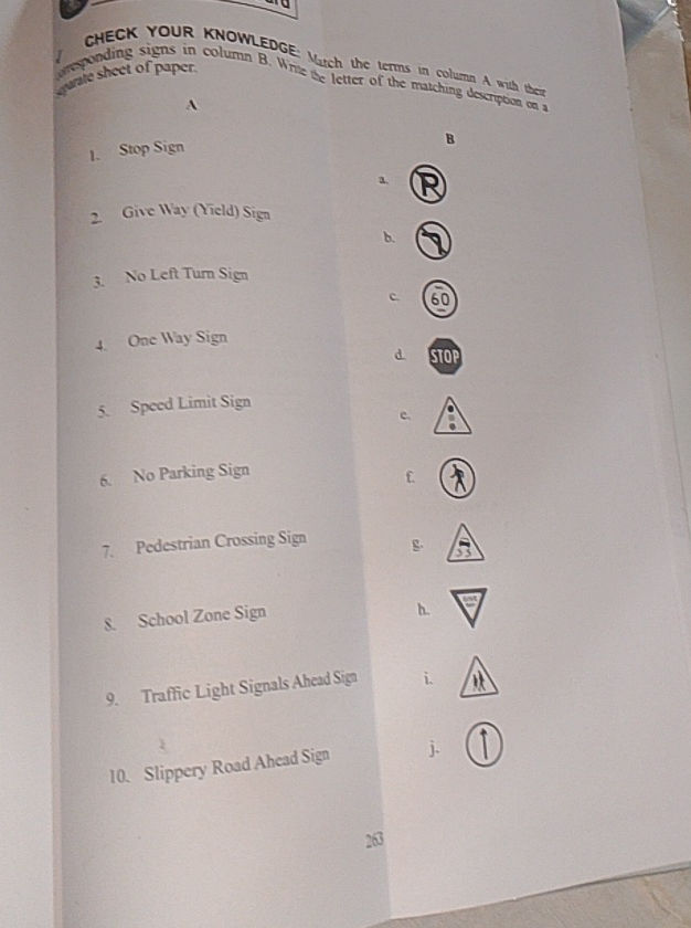 CHECK YOUR KNOWLEDGE: Match the terms in | StudyX