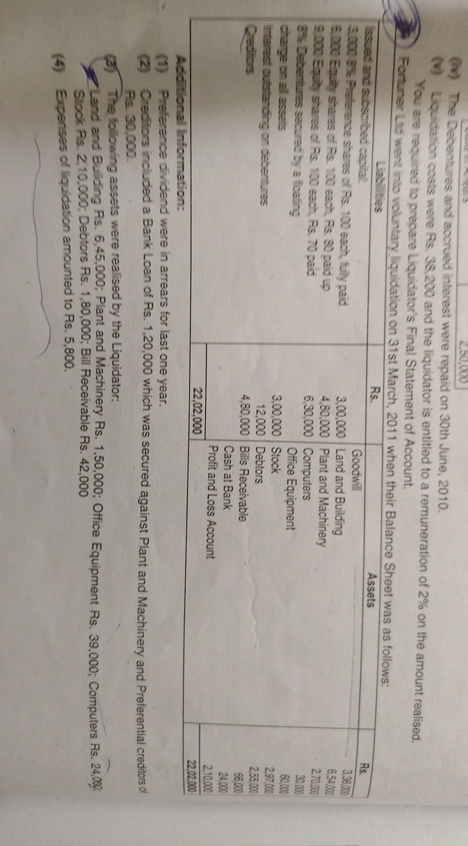 The following information is available: | StudyX