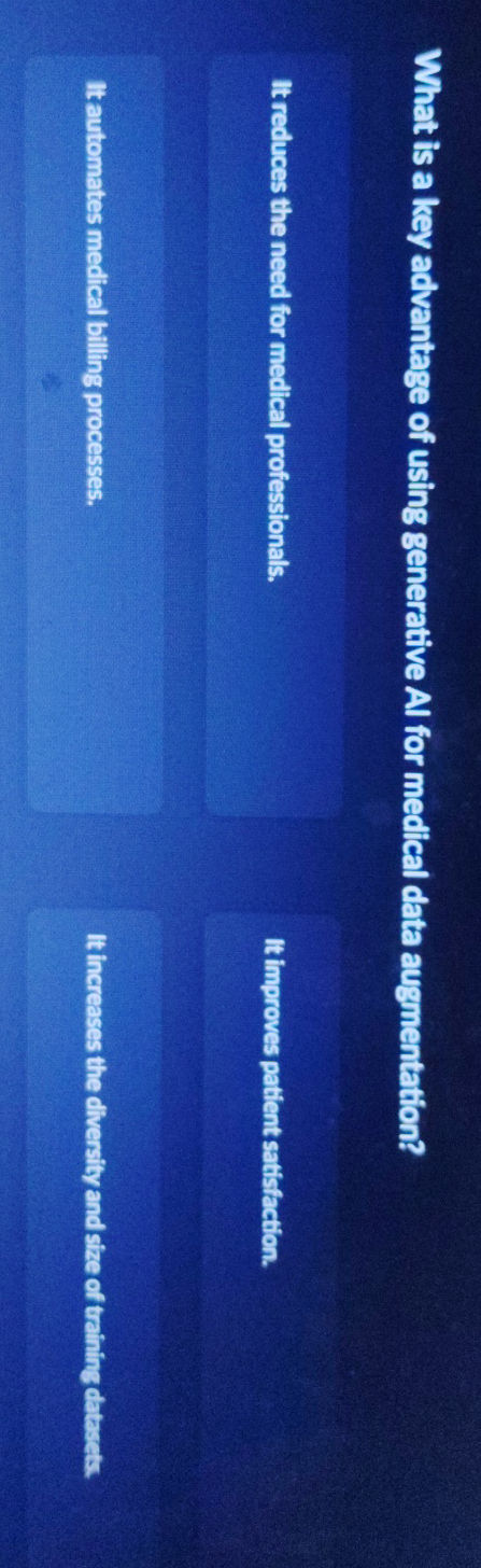 What is a key advantage of using generative | StudyX