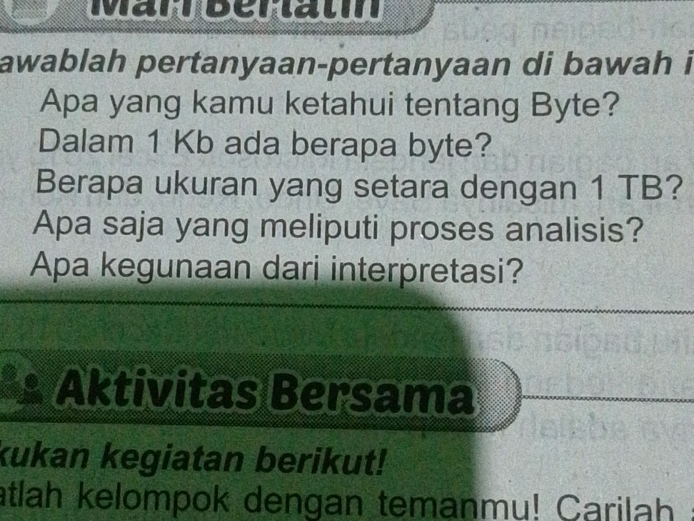 Apa yang kamu ketahui tentang Byte? Dalam 1 | StudyX