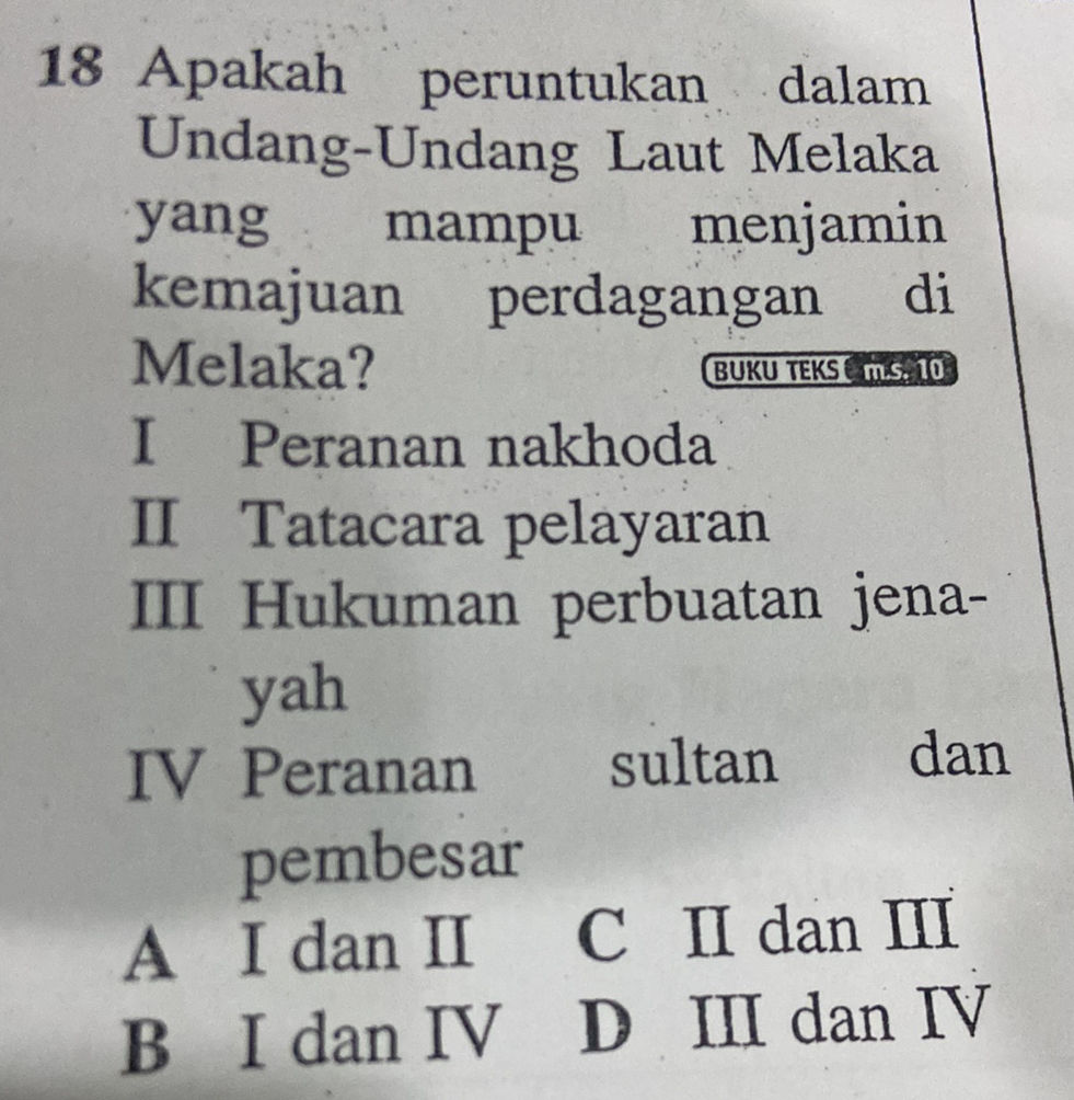 18 Apakah peruntukan dalam Undang-Undang | StudyX