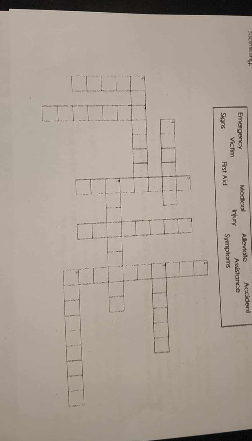 Crossword puzzle with the following clues: | StudyX