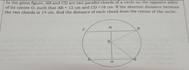 In the given figure, AB and CD are two | StudyX