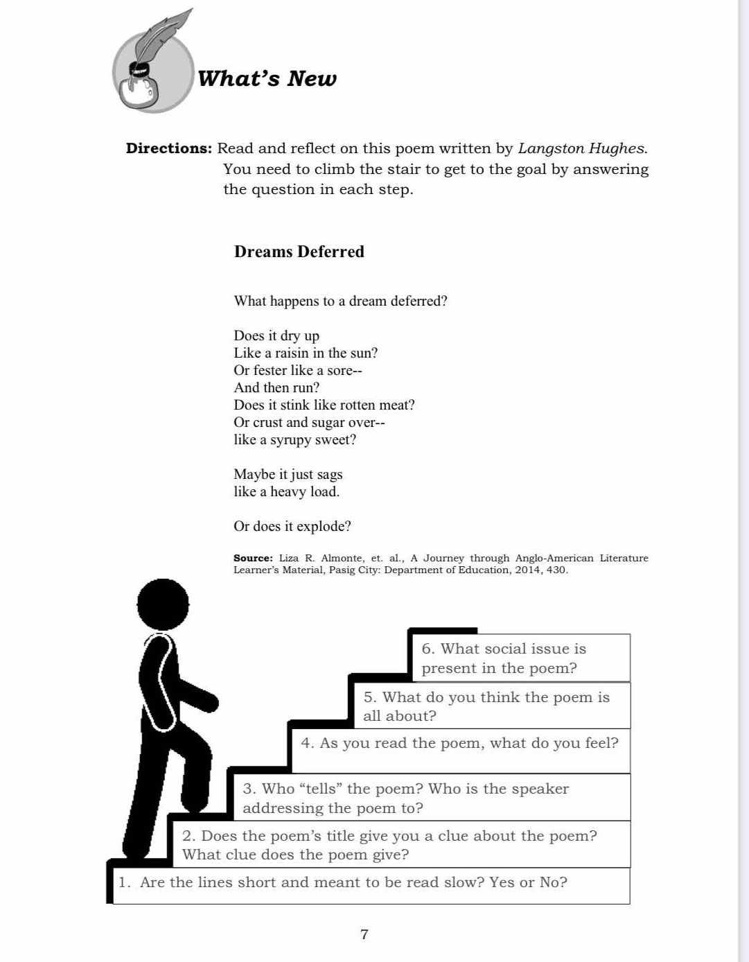 Directions: Read and reflect on this poem | StudyX