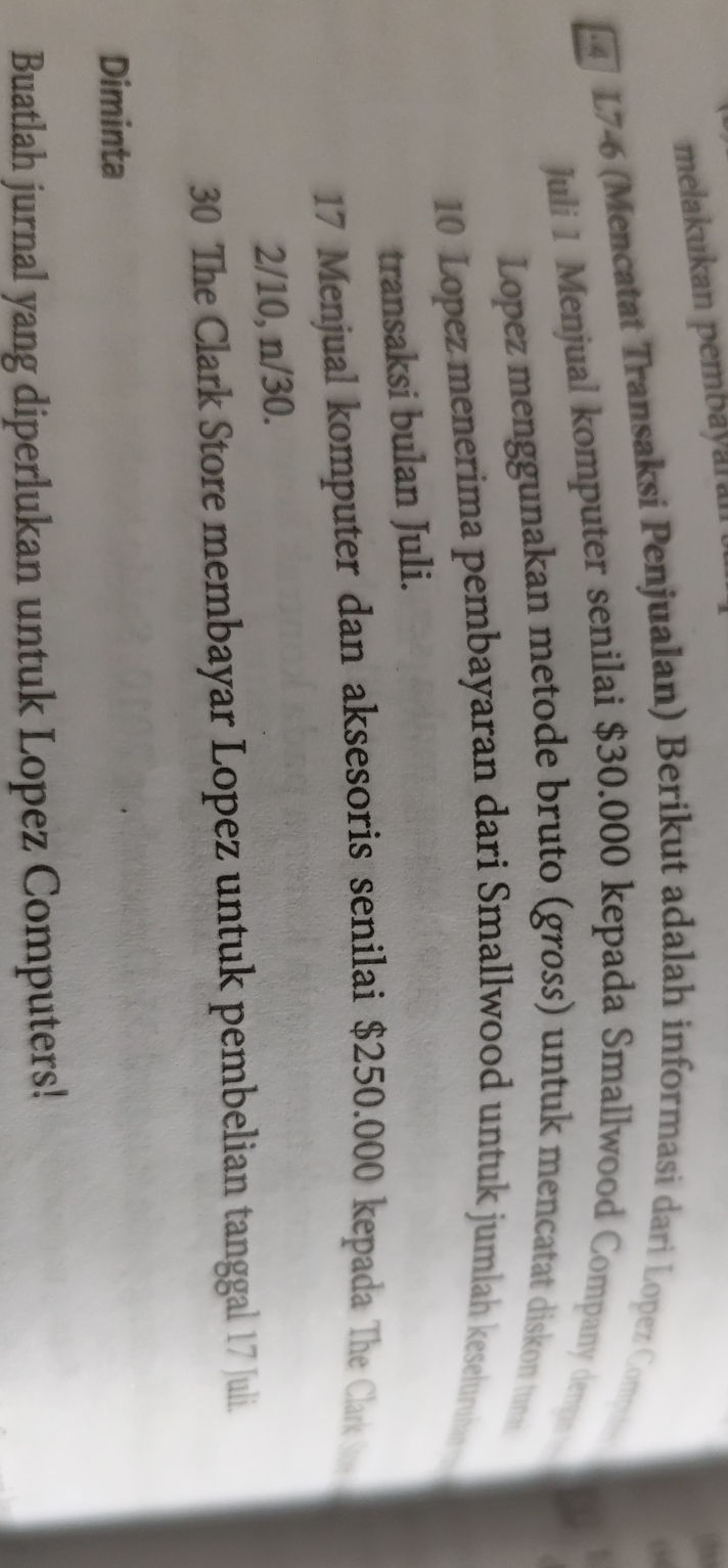 4 L7-6 (Mencatat Transaksi Penjualan) | StudyX