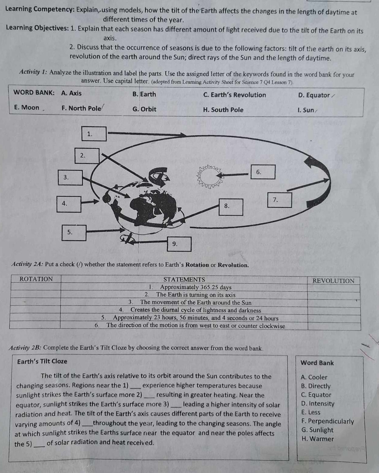 Activity 1: Analyze the illustration and | StudyX