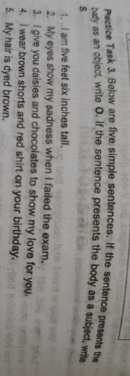 Practice Task 3. Below are five simple | StudyX