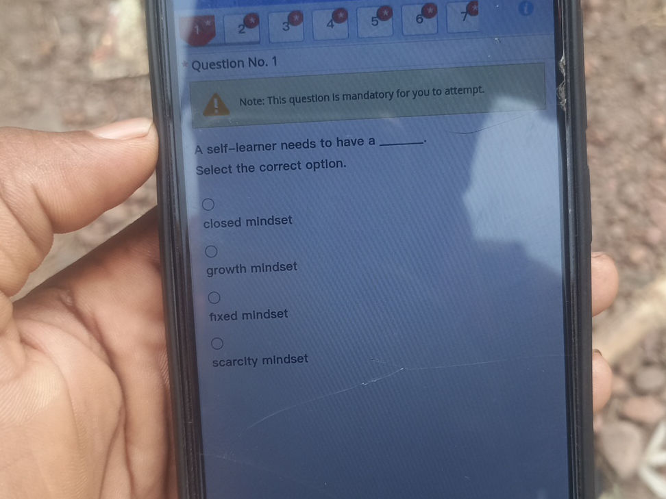 Question No. 1 A self-learner needs to have | StudyX