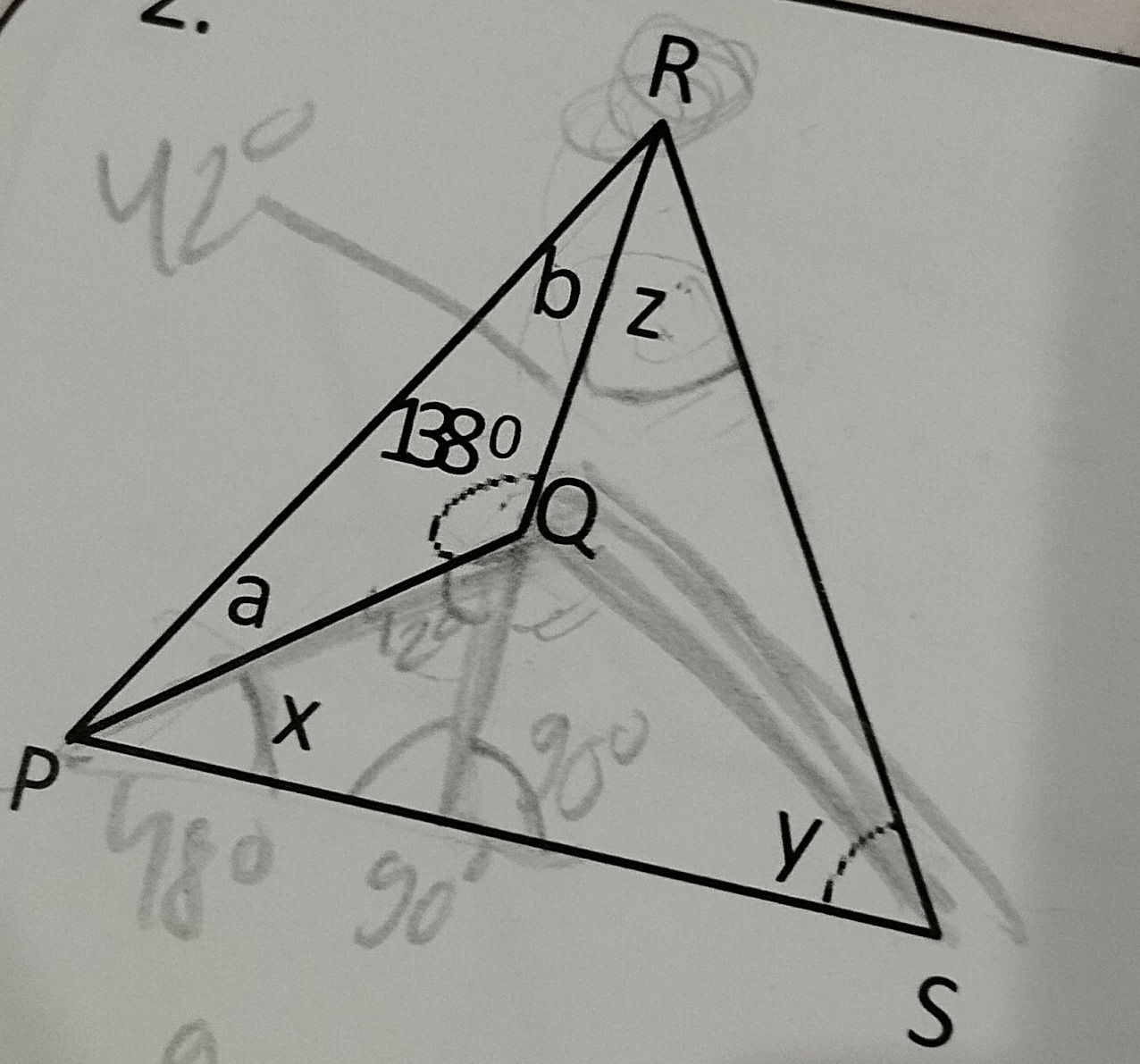 The image shows a diagram of two triangles, | StudyX