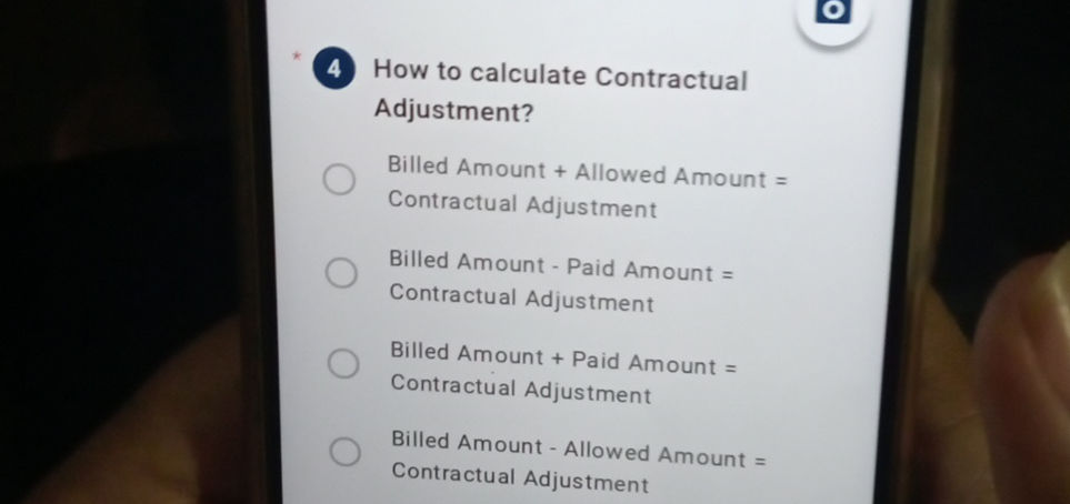 4 How to calculate Contractual Adjustment? | StudyX