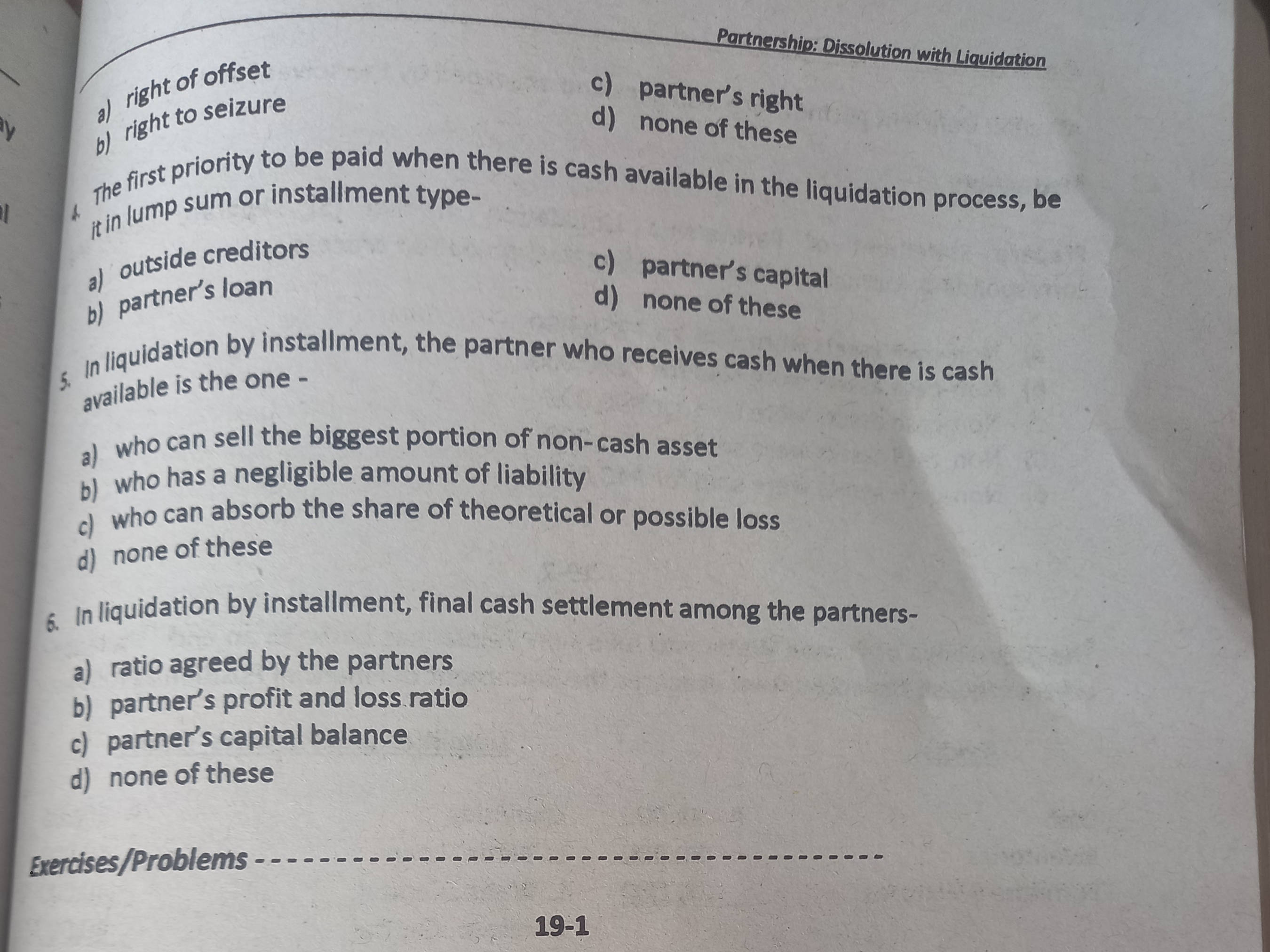 4. The first priority to be paid when there | StudyX