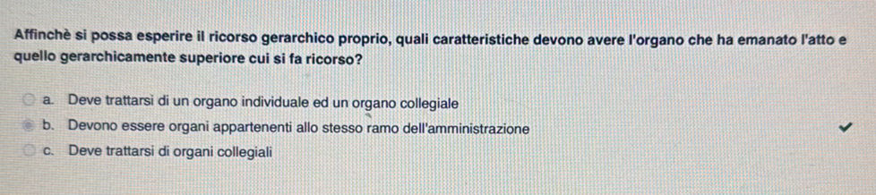 Affinchè si possa esperire il ricorso | StudyX