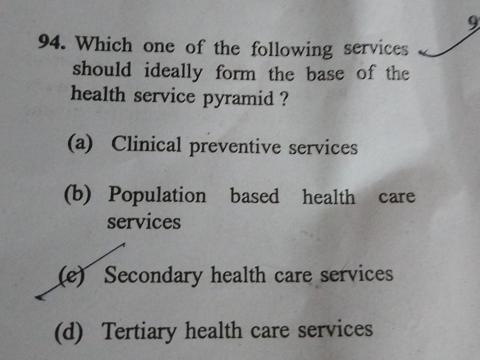 94. Which one of the following services | StudyX