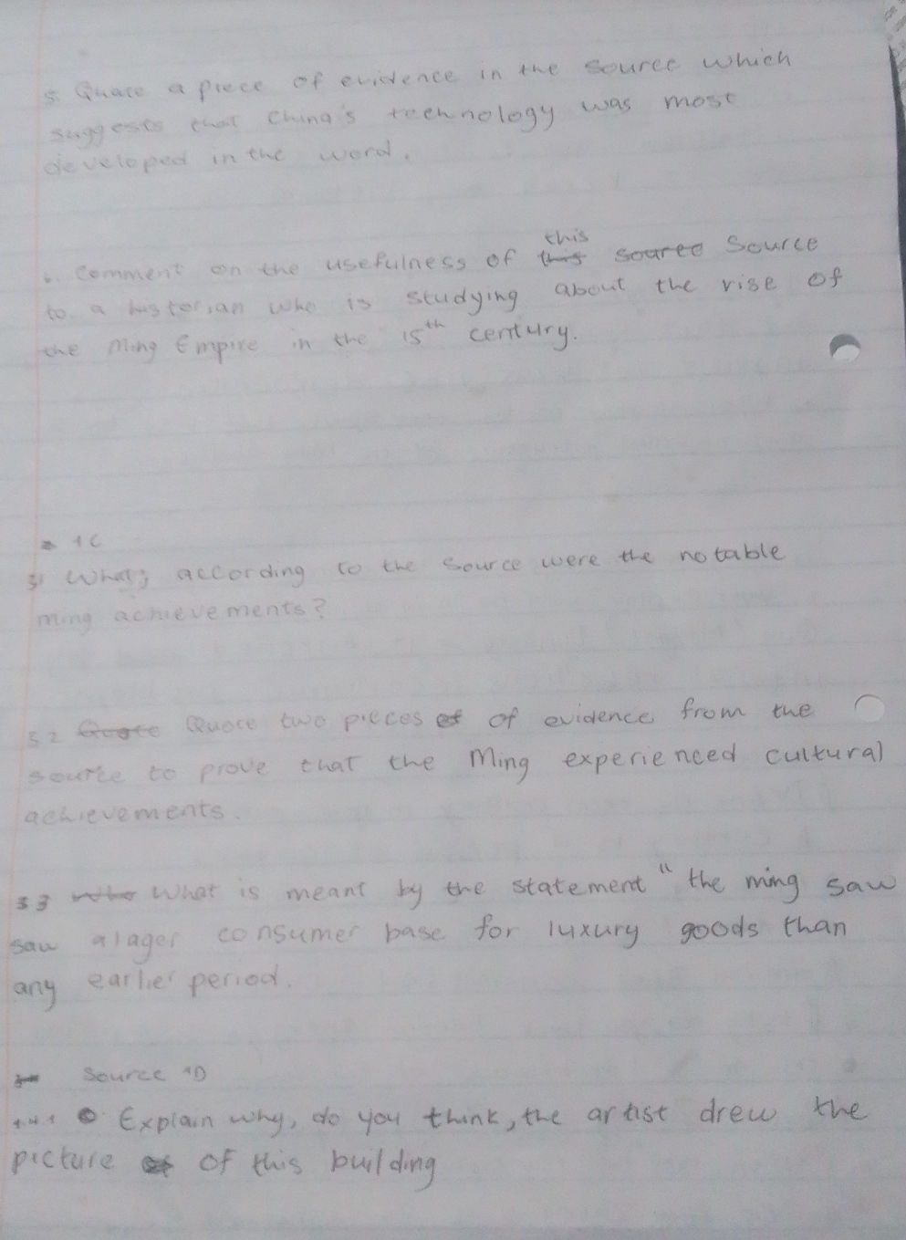 5. Quare a piece of evidence in the source | StudyX