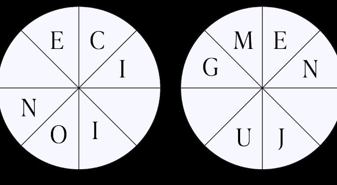The image shows two circles, each divided | StudyX