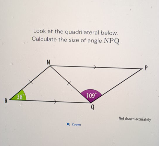 Look at the quadrilateral below. Calculate | StudyX