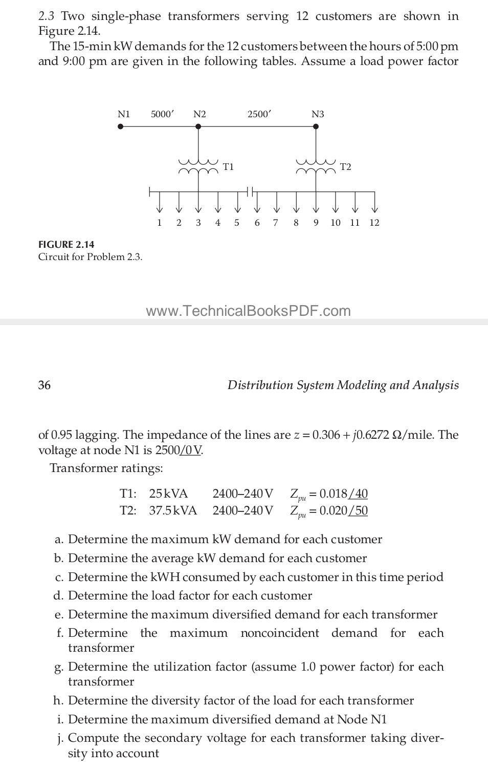 2.3 Two single-phase transformers serving 12 | StudyX