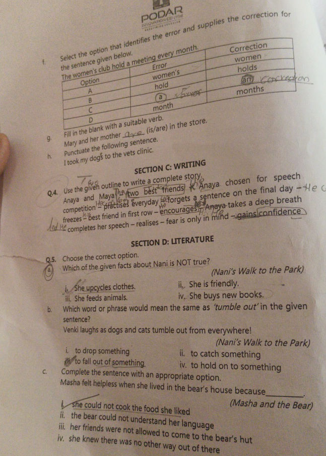 f. Select the option that identifies the | StudyX
