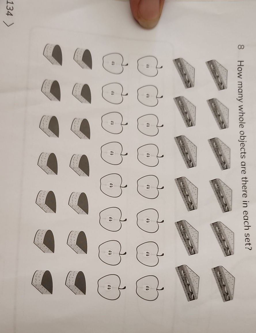 8 How many whole objects are there in each | StudyX
