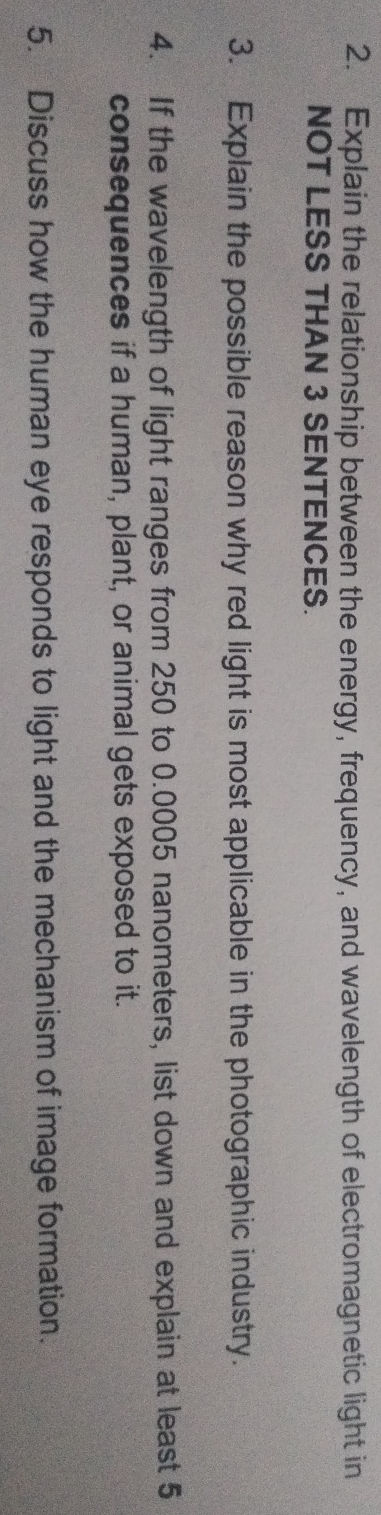 2. Explain the relationship between the | StudyX