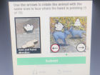 Use the arrows to rotate the animal with the