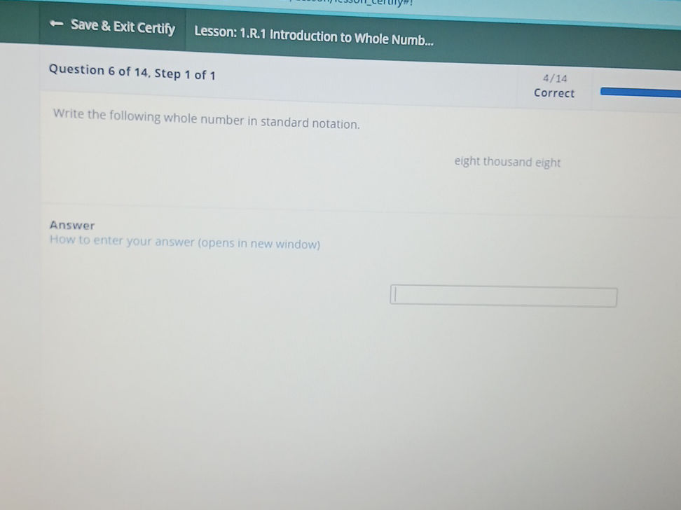 Write the following whole number in standard | StudyX