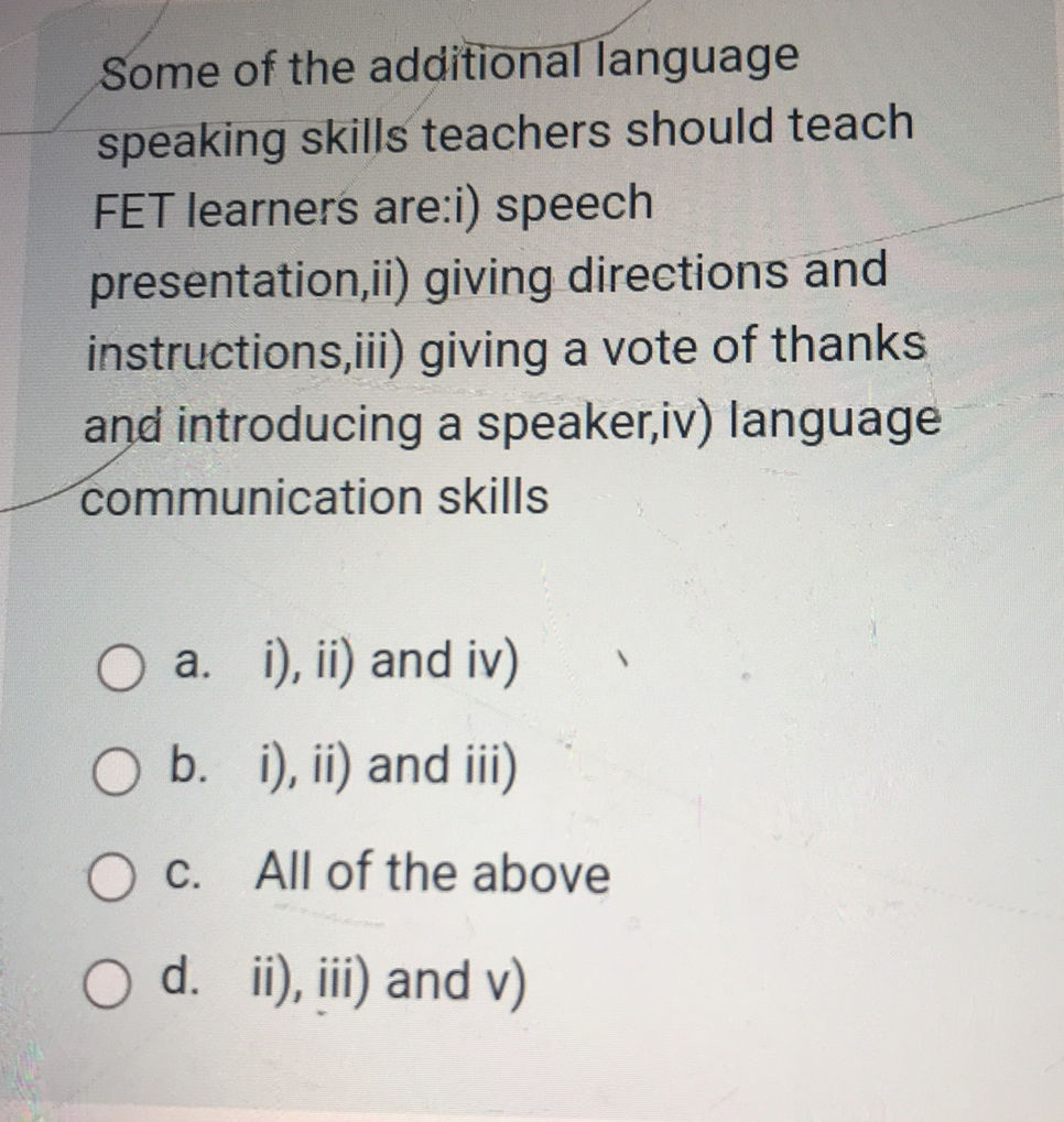 Some of the additional language speaking | StudyX