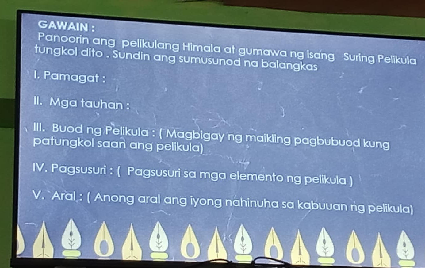 GAWAIN: Panoorin ang pelikulang Himala at | StudyX