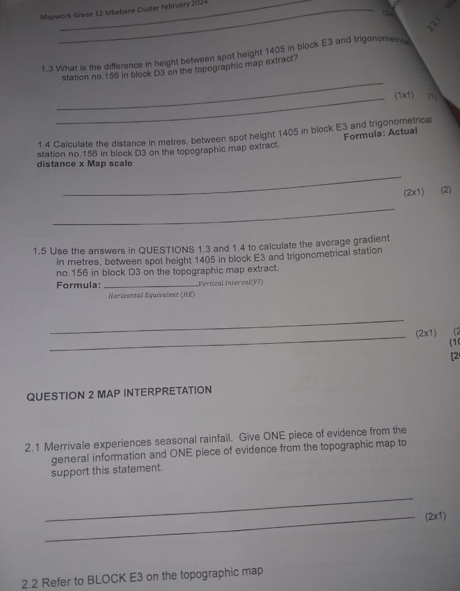 1.3 What is the difference in height between | StudyX
