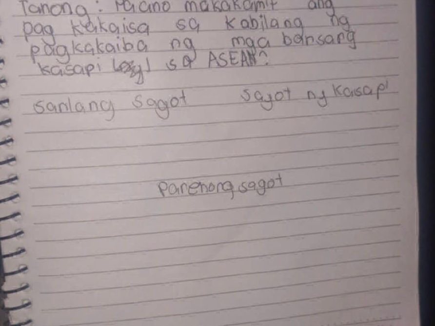 Tanong: Paano makakamit ang pagkakaisa sa | StudyX