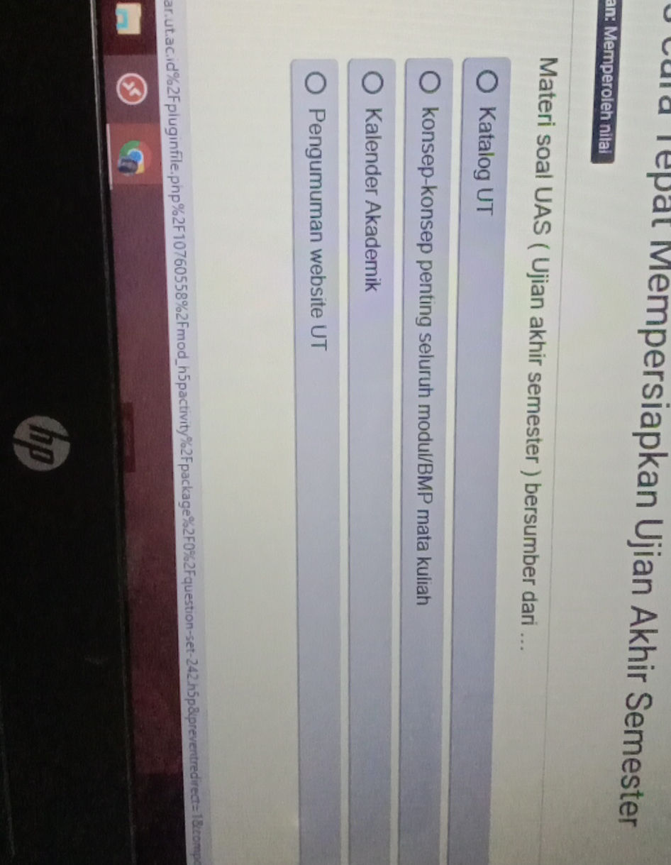 Materi soal UAS (Ujian akhir semester) | StudyX