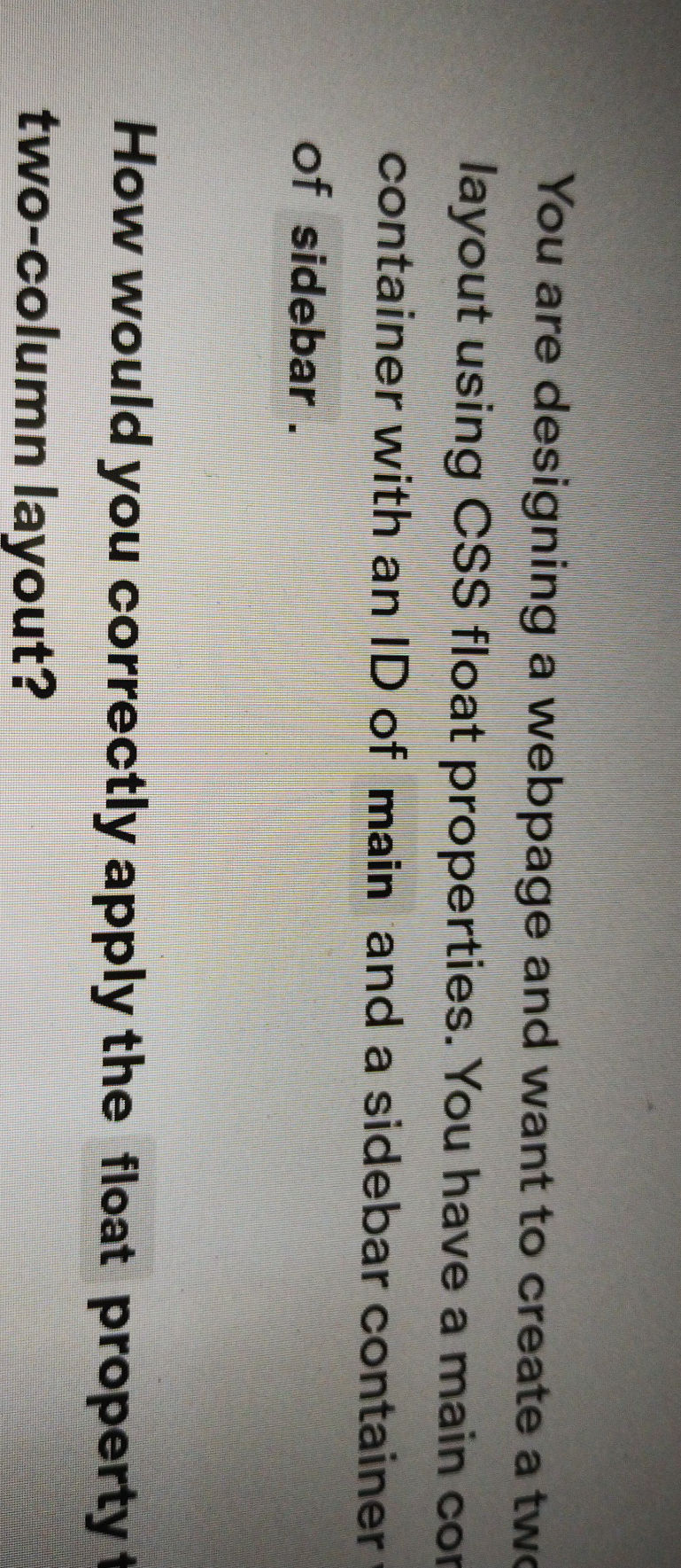 You are designing a webpage and want to | StudyX