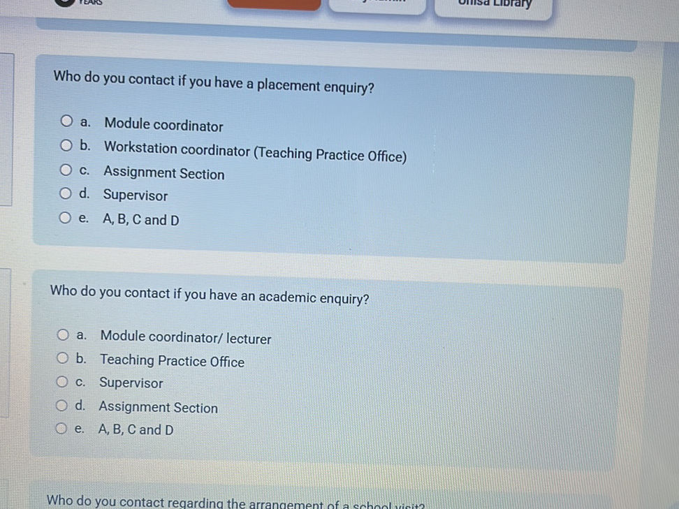 Who do you contact if you have a placement | StudyX