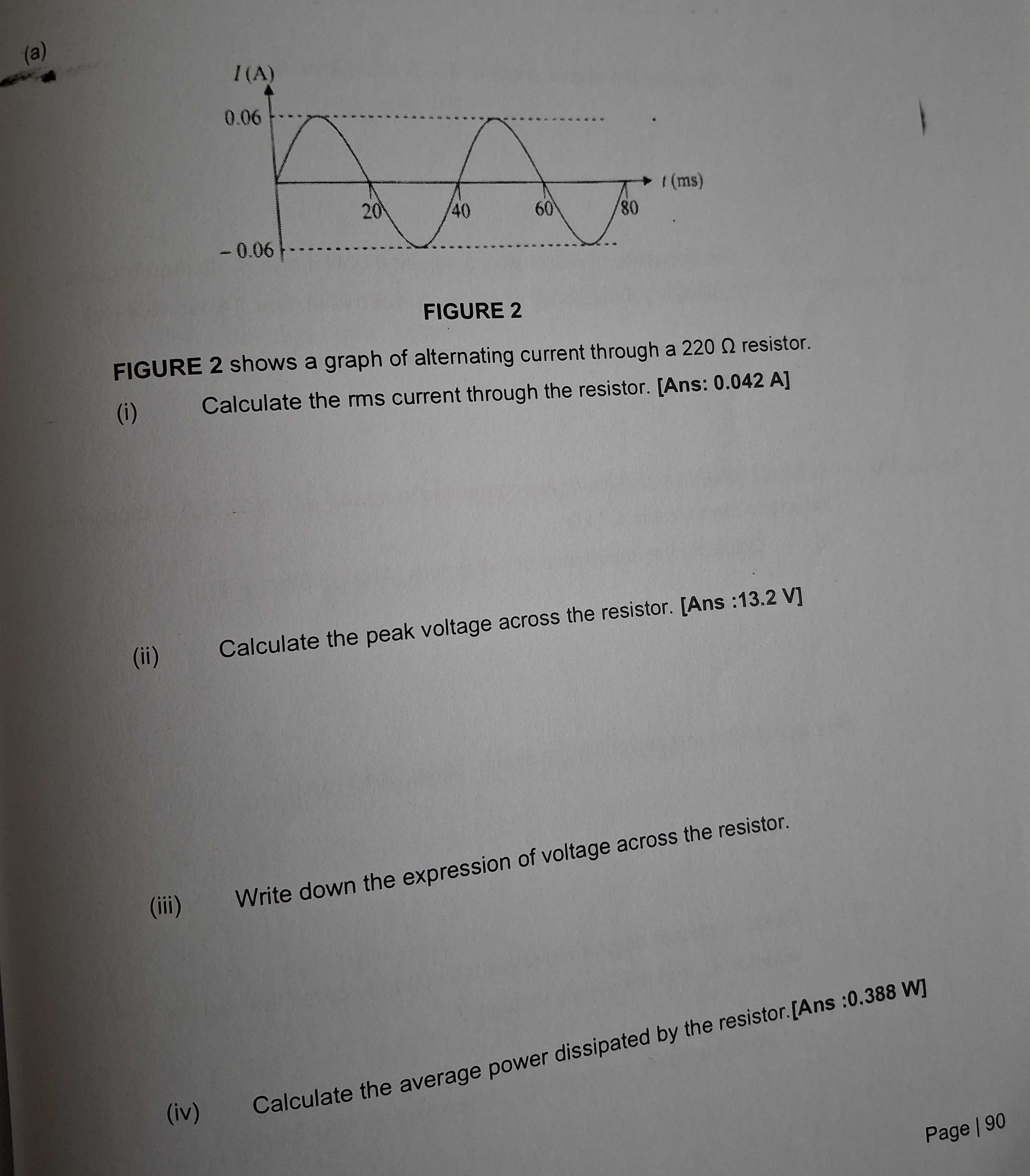 FIGURE 2 shows a graph of alternating | StudyX