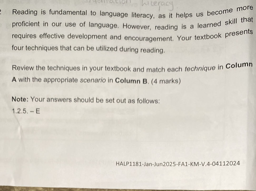 Review the techniques in your textbook and | StudyX