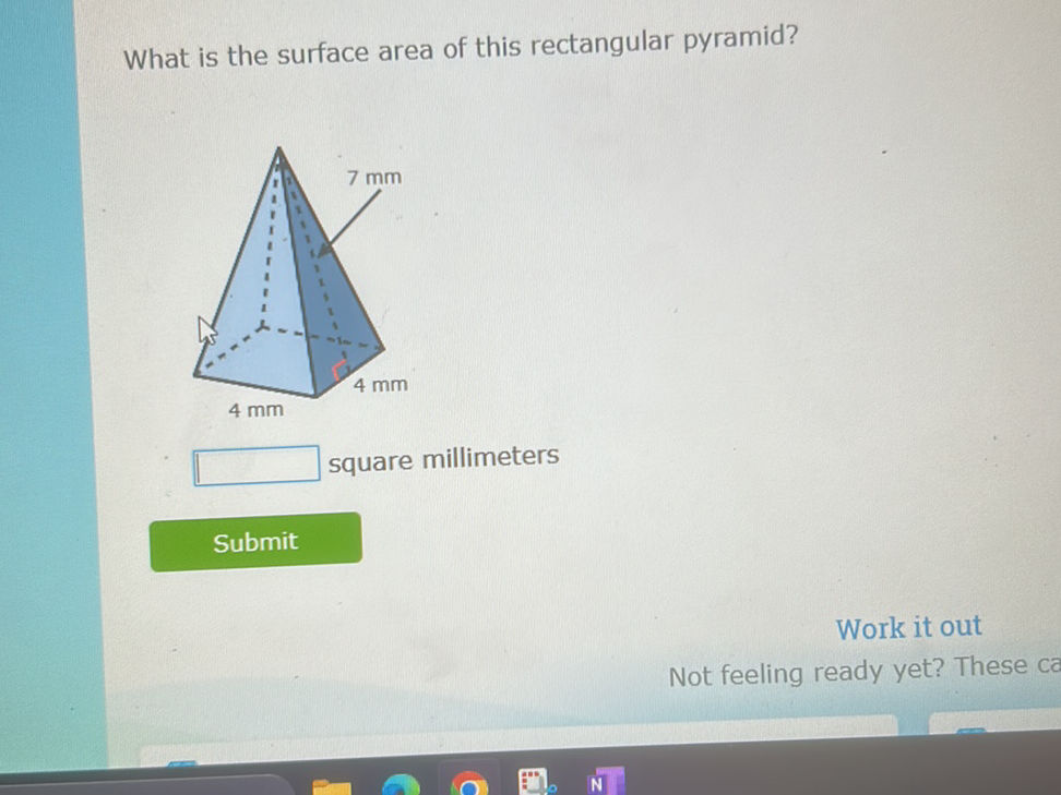What is the surface area of this rectangular | StudyX