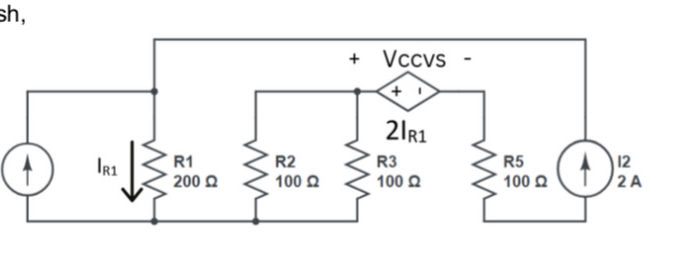 The circuit diagram shows a | StudyX