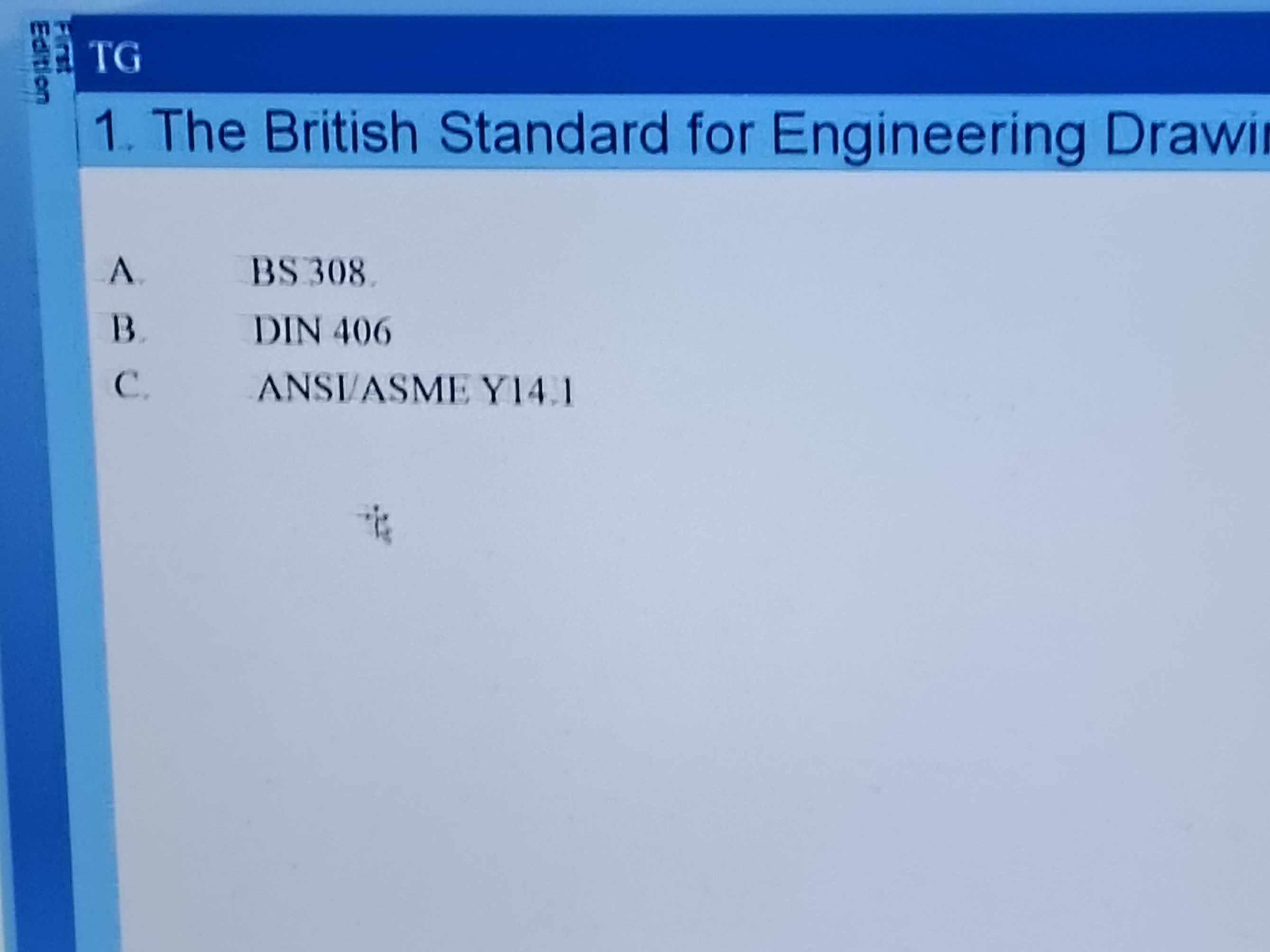 1. The British Standard for Engineering | StudyX