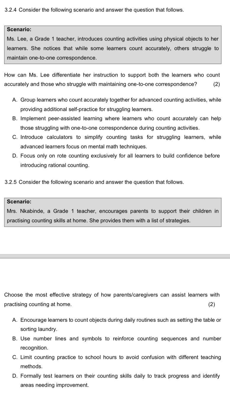 3.2.4 Consider the following scenario and | StudyX