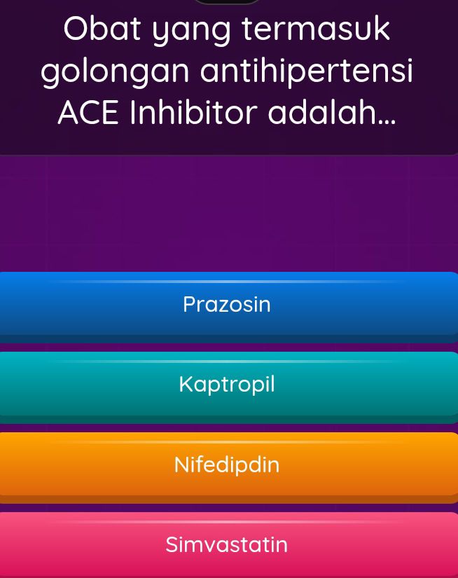 Obat yang termasuk golongan antihipertensi | StudyX