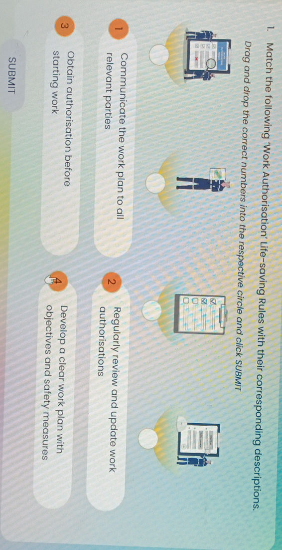 1. Match the following 'Work Authorisation' | StudyX