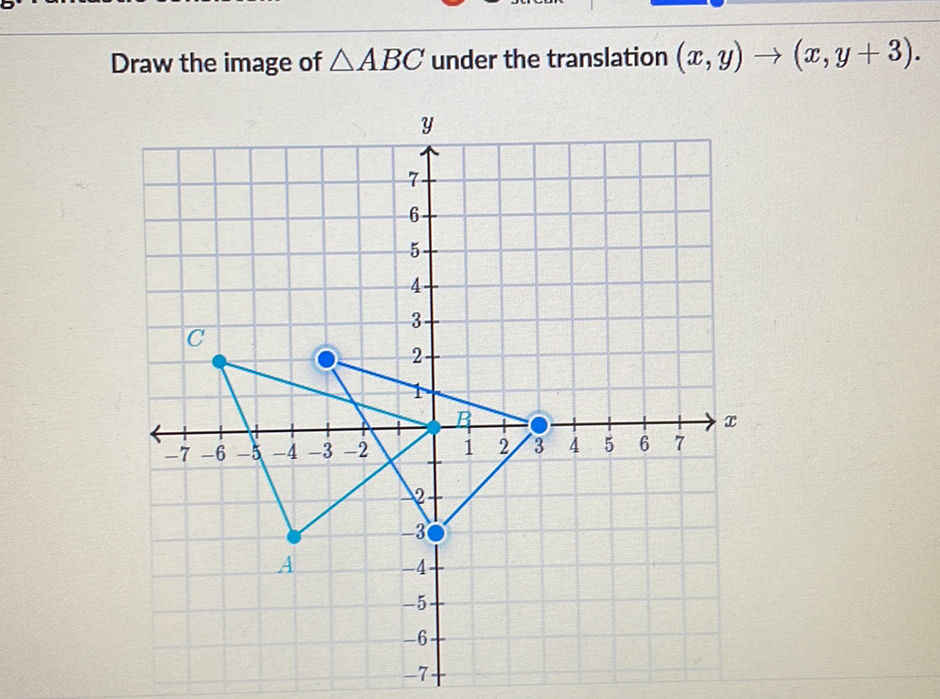 Draw the image of $ ABC$ under the | StudyX