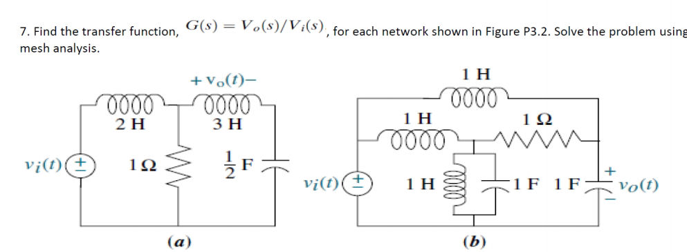 7. Find the transfer function, $G(s) = | StudyX
