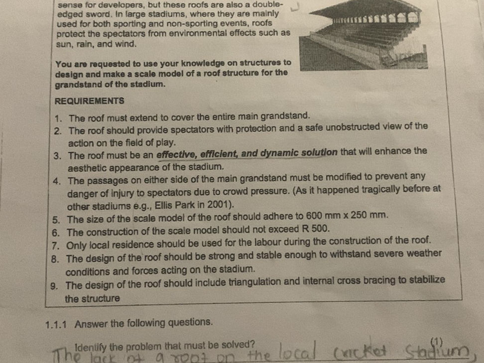 Identify the problem that must be solved? | StudyX