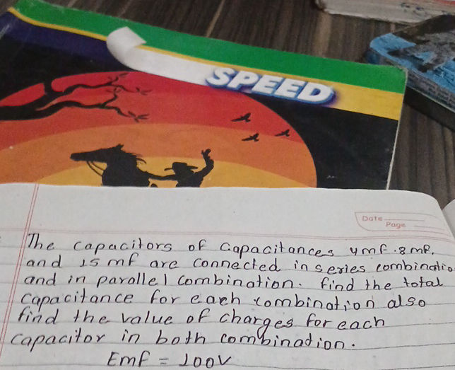 The capacitors of Capacitances 4 mF, 8 mF, | StudyX